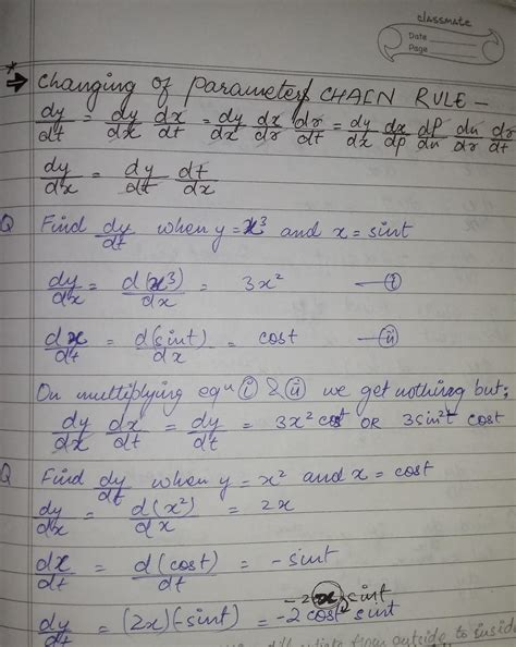What Is Chain Rule In Diffrenciation