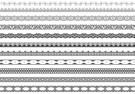 Ornamental Border Brushes Pack Free Photoshop Brushes At Brusheezy