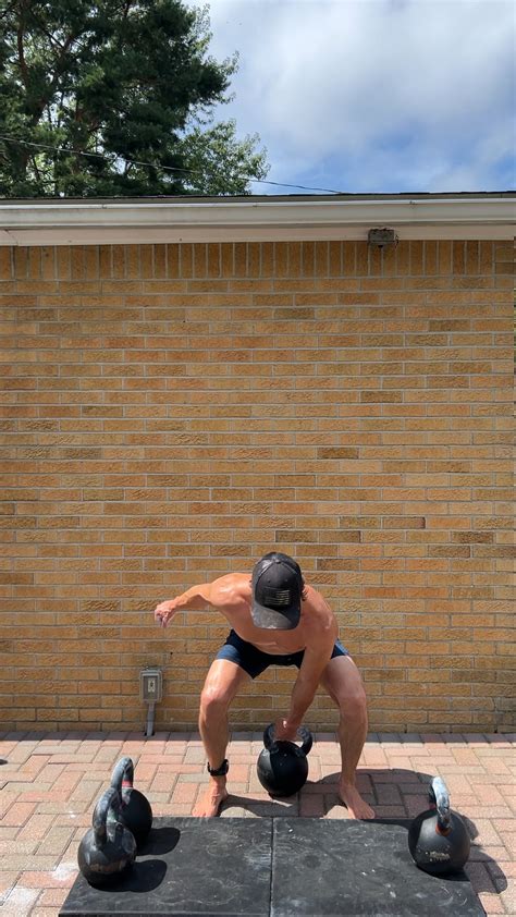 36kg Chain Dead Snatch ️ Overhead Squat ️ Push Press ️ Half Snatch ️