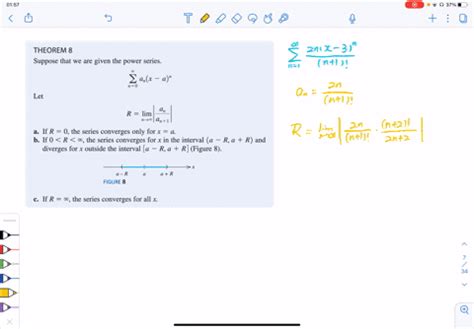 SOLVED Find The Radius Of Convergence And The Interval Of Convergence