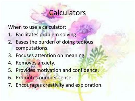 Ppt Chapter 10 Computation Methods Calculators Mental Computation