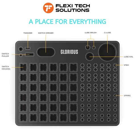 Glorious Lube Station Switch Modding Flexi Tech