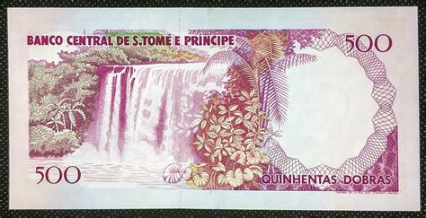 SÃO TOMÉ E PRINCIPE CÉDULA DE 500 DOBRAS DO BANCO CENTRAL DE SÃO TOMÉ