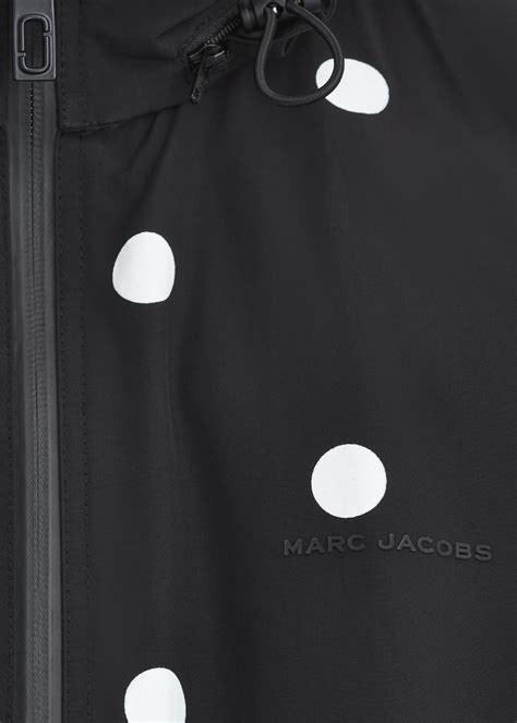 Marc Jacobs Spots Print Hooded Long Windbreaker Jacket Bergdorf Goodman