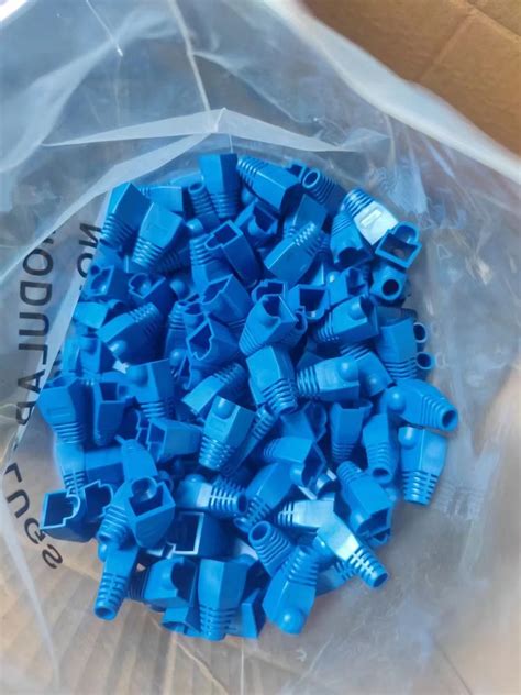 Plug Boot Rubber Cable Boots Rj45 Connector 8p8c Connector Cat5e Cat6 Rj45 Plug Boots Utp