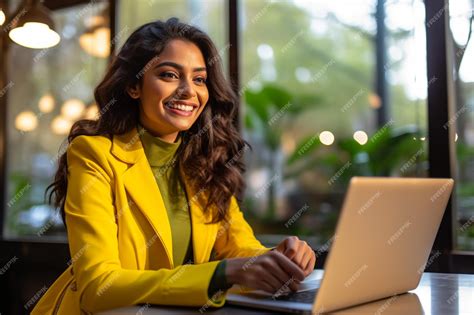 Premium Photo Diverse Office Portrait Of Beautiful Indian It