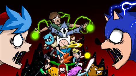 Corrupted Sonic Boom BF VS Pibby Shaggy Pico Ep 7 8 Come