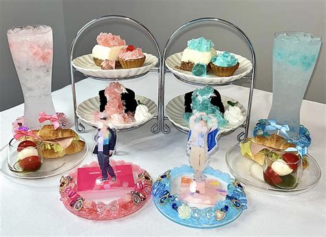 推し色の琥珀糖＆誕生石で“推し活”が楽しめる「グッズレンタル付き Miniアフタヌーンティーセット」表参道・cafe De Lapisにて提供