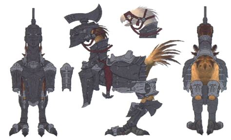 Image Chocobo Barding Ffxiv Art 1 Final Fantasy Wiki Fandom
