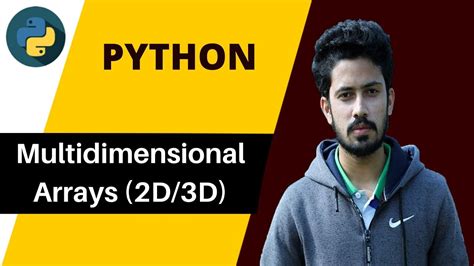 38 Python Bangla Tutorial For Beginners Multidimensional Arrays In Python 2d And 3d Arrays