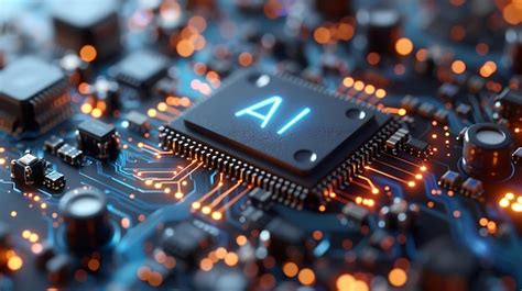 Premium Photo AI Artificial Intelligence Technology Microchip Background