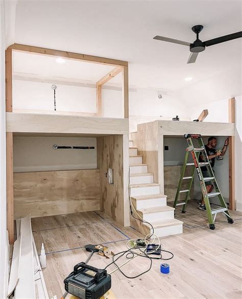 Built In Bunk Beds Our Faux Farmhouse Bunk Beds Built In Built In