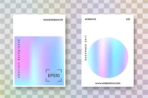 홀로그램 메시 멤피스 벡터 진주광택 플루이드 모던한 디자인 비즈니스 프리즘 그림입니다 그라디언트 포스터 보라색 무지개 빛깔의