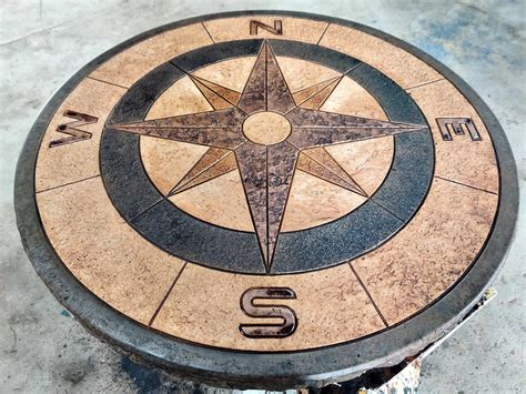 Precast Concrete Compass Tables Artofit