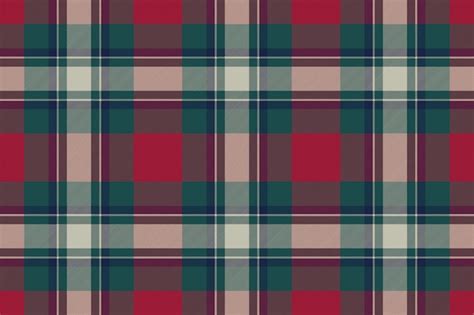 Premium Vector Check Fabric Texture Seamless Pattern