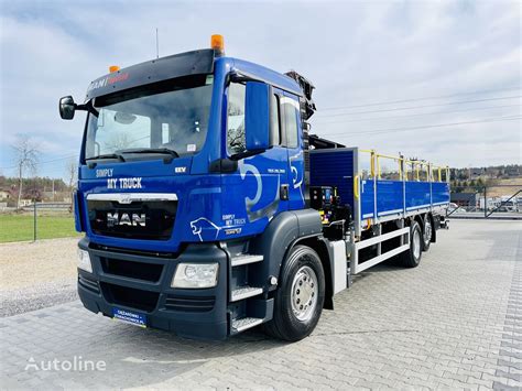 Ciężarówka Burtowa Man Tgs Tgx 26360 E5 Dzwig Hmf żuraw Hds Kran Na