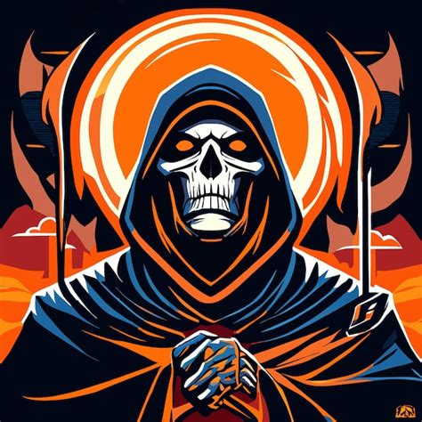 Premium Vector Eternal Passage Vector Reaper Illustration
