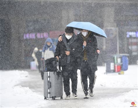 风雪回家路！农历小年济南三大火车站客流稳中有增 济南社会 舜网新闻