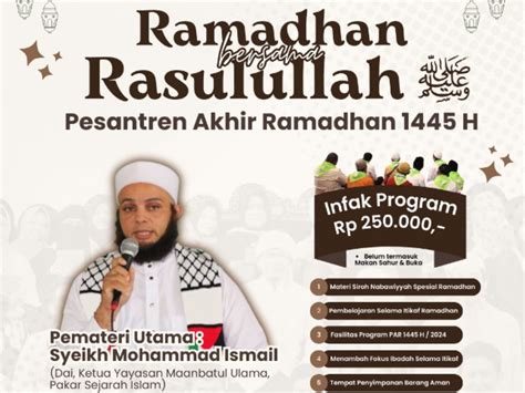 Par Itikaf Sambil Mesantren Di Masjid Dt Bandung Pondok Pesantren
