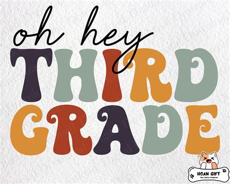 Oh Hey Third Grade Svg School Back To School Svg First Day Of School