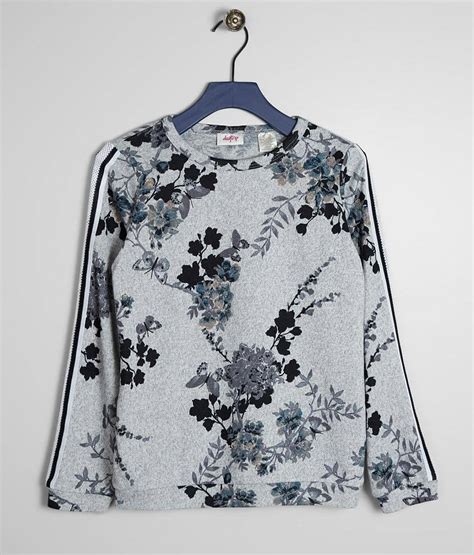 Girls Daytrip Floral Top Girls Shirtsblouses In Heather Buckle