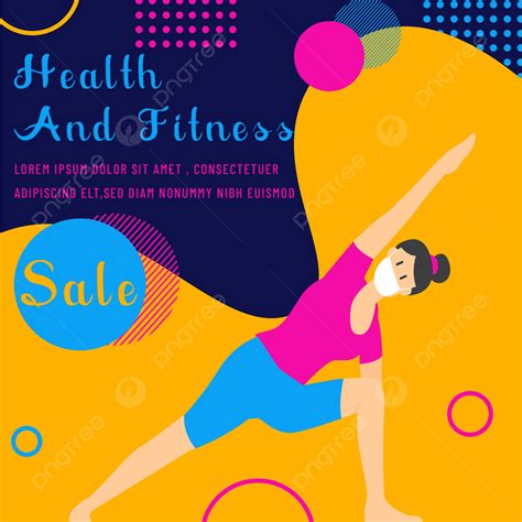 Cartoon Yoga Fitness Theme Character Girl Template Download On Pngtree