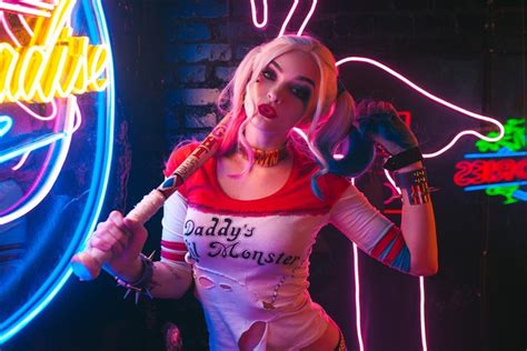 Harley Quinn Hd Harley Quinn Dc Comics Blonde Baseball Bat Model