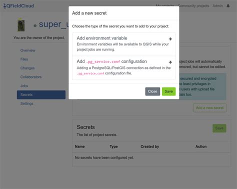 Secrets QField Ecosystem Documentation