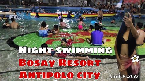 Night Swimming At Bosay Resort Antipolo City Firstime Ni Aleph Maligo