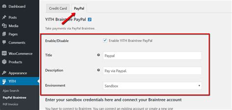 YITH PayPal Braintree Create And Configure A Braintree Account