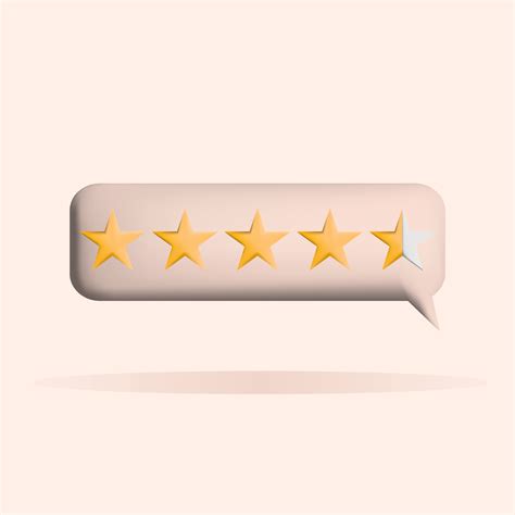 D Customer Rating Feedback Or Achievement Concept Social Media Marketing Concept Vector