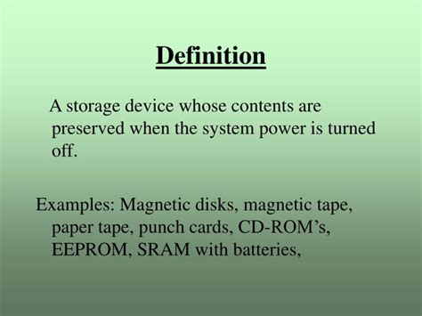 Ppt Non Volatile Memory Powerpoint Presentation Id 6023710