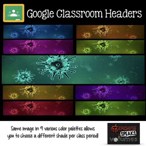 Science Headers For GOOGLE CLASSROOM Google Classroom Google
