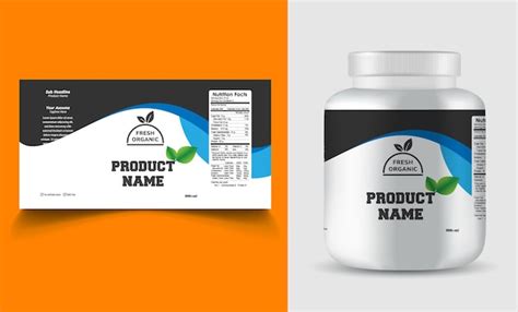 Modelo De Etiqueta De Suplemento Vitam Nico Etiqueta De Embalagem De Etiqueta De Garrafa Vetor