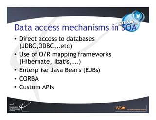 Enterprise Data Services For Strategic Soa Ppt