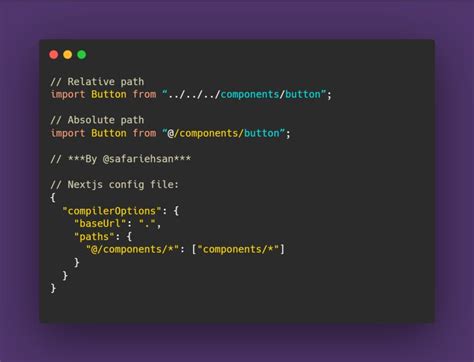 Ehsan Safari On Linkedin Nextjs Absolutepath Relativepath Module