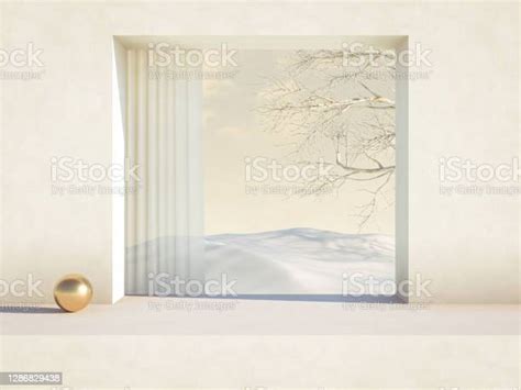 화장품 디스플레이를 위한 자연의 아름다움 포디엄 배경 겨울 3d 장면 배경 0명에 대한 스톡 사진 및 기타 이미지 0명 3