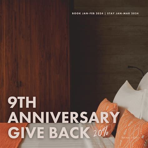 9th Anniversary Give Back At Bisma Eight Hotel