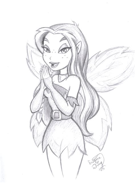 Fairy Drawing Easy At Explore Collection Of Fairy
