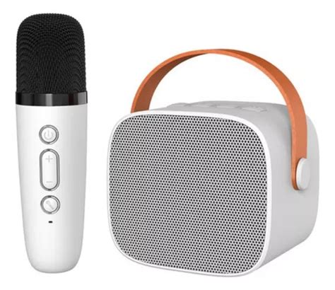 Mini Karaokê Infantil Bluetooth Caixa De Som Microfone