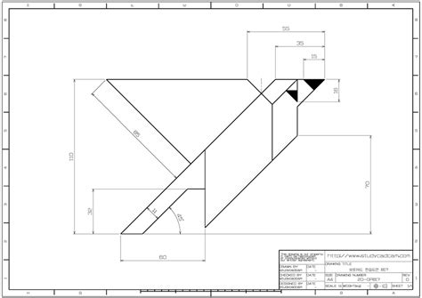 학습도면 2d 연습도면 오토캐드 연습도면 817 Autocad Teknik Çizim