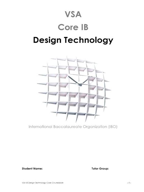 Core Ib Technology Design Pdf