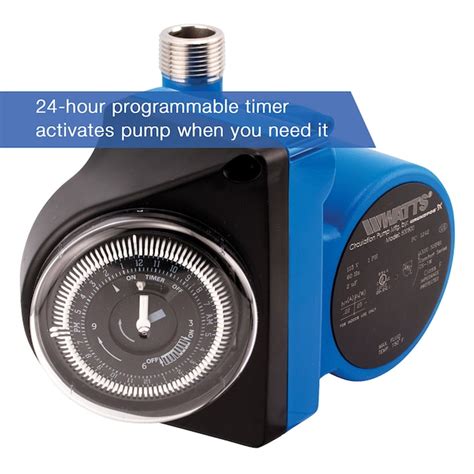 Watts Hot Water Recirc Pump 1 In Dia Stainless Steel Recirculating