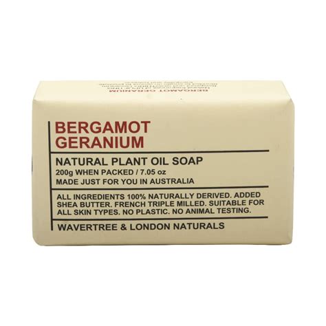 Jual Wavertree And London Sabun Batang Bergamot Geranium Terbaik Informa