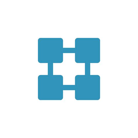 Widget Grid View Button Icon Vector Template Illustration Design