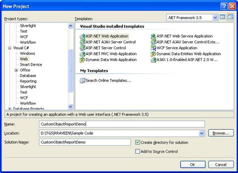 how to generate crystal report using custom object collection with asp