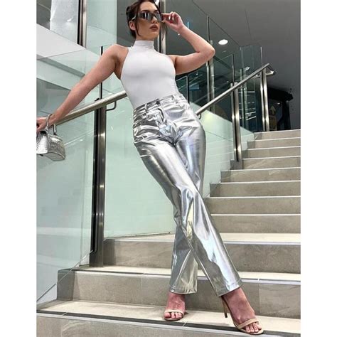 Julie Silver Womens Pants Jessmarcy
