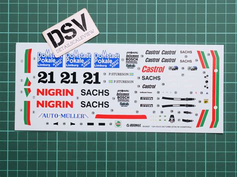 Beemax 1 24 Volvo 240 Turbo DTM 85 Champion BX24027 DetailScaleView