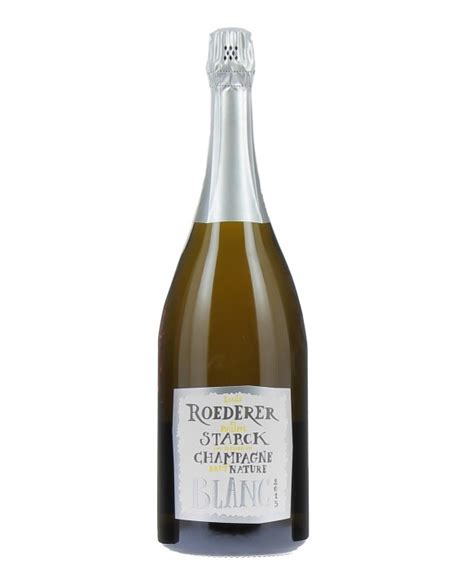 Louis Roederer Brut Nature Rosé 2015 by Starck Champagne for Sale