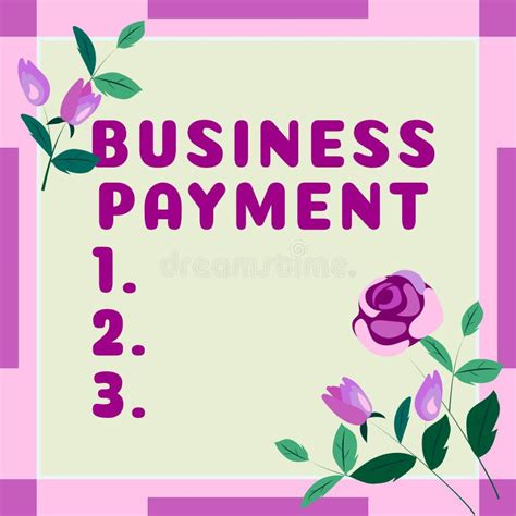 Sign Displaying Business Payment Concept Meaning Planned Set Of